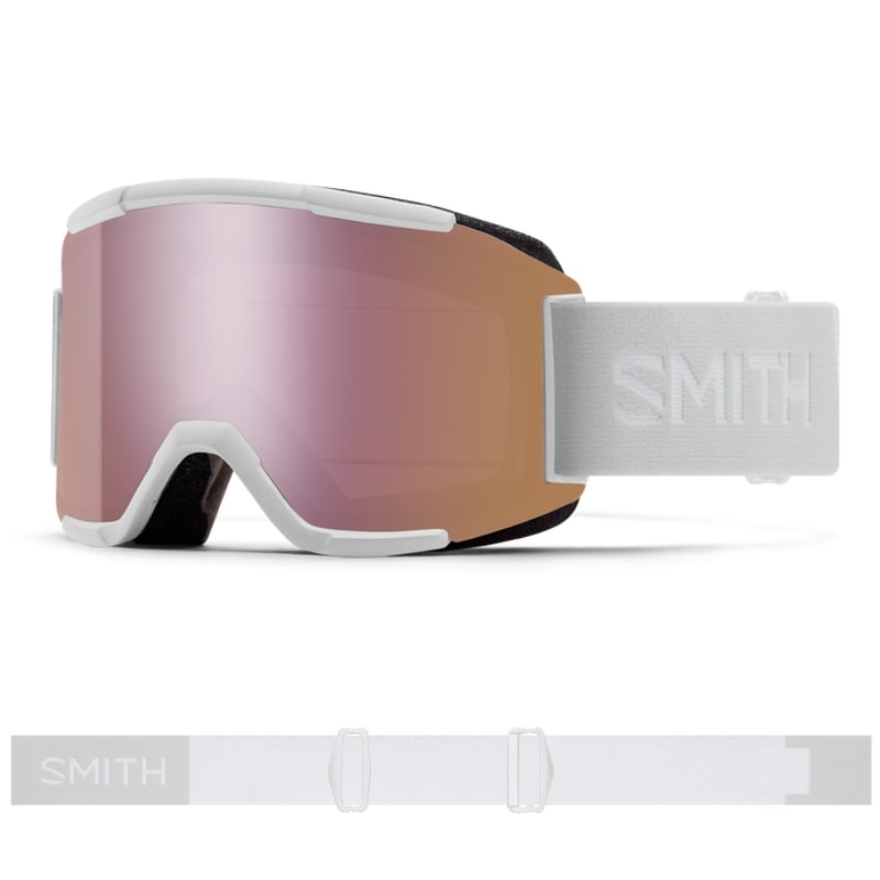 Maschera Smith Squad White Vapor fotocromatica Red Mirror White – SnowTech